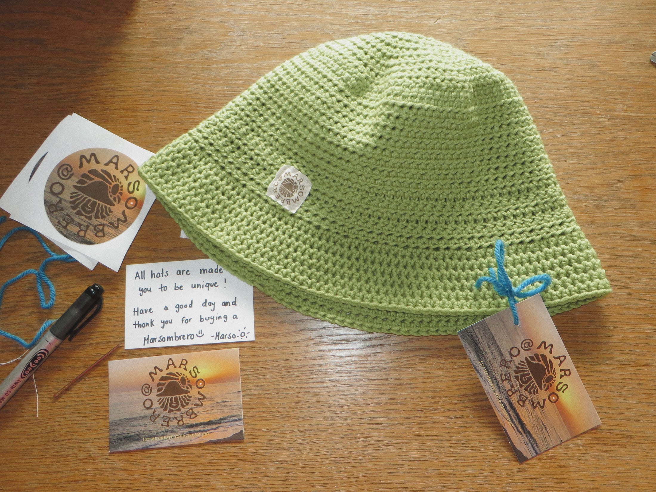 The Basic Bucket hat- Pattern – marsombrero